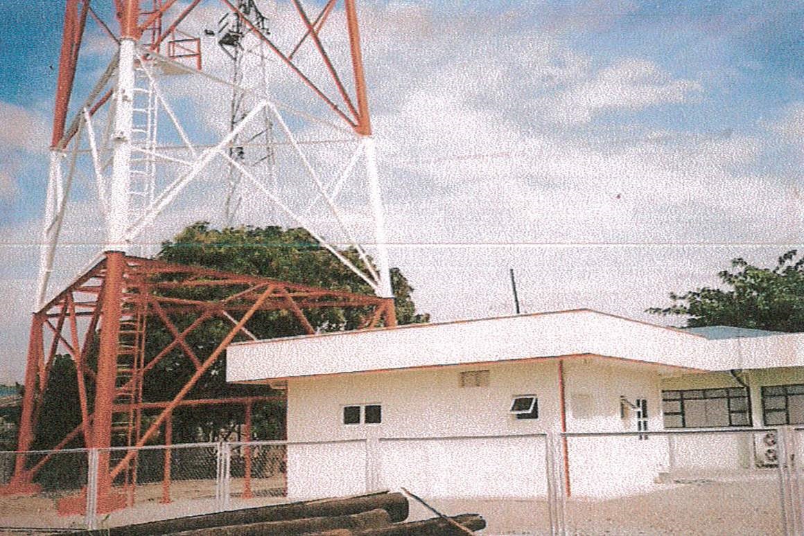 RF Building and 66 Meters Microwave Tower at Hermosa Substation, Bataan | Transpower Builders ...